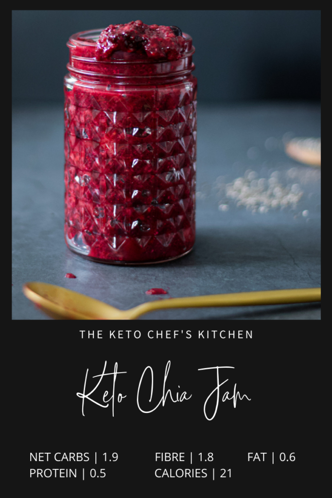 Keto Chia Berry Jam - The Keto Chef's Kitchen